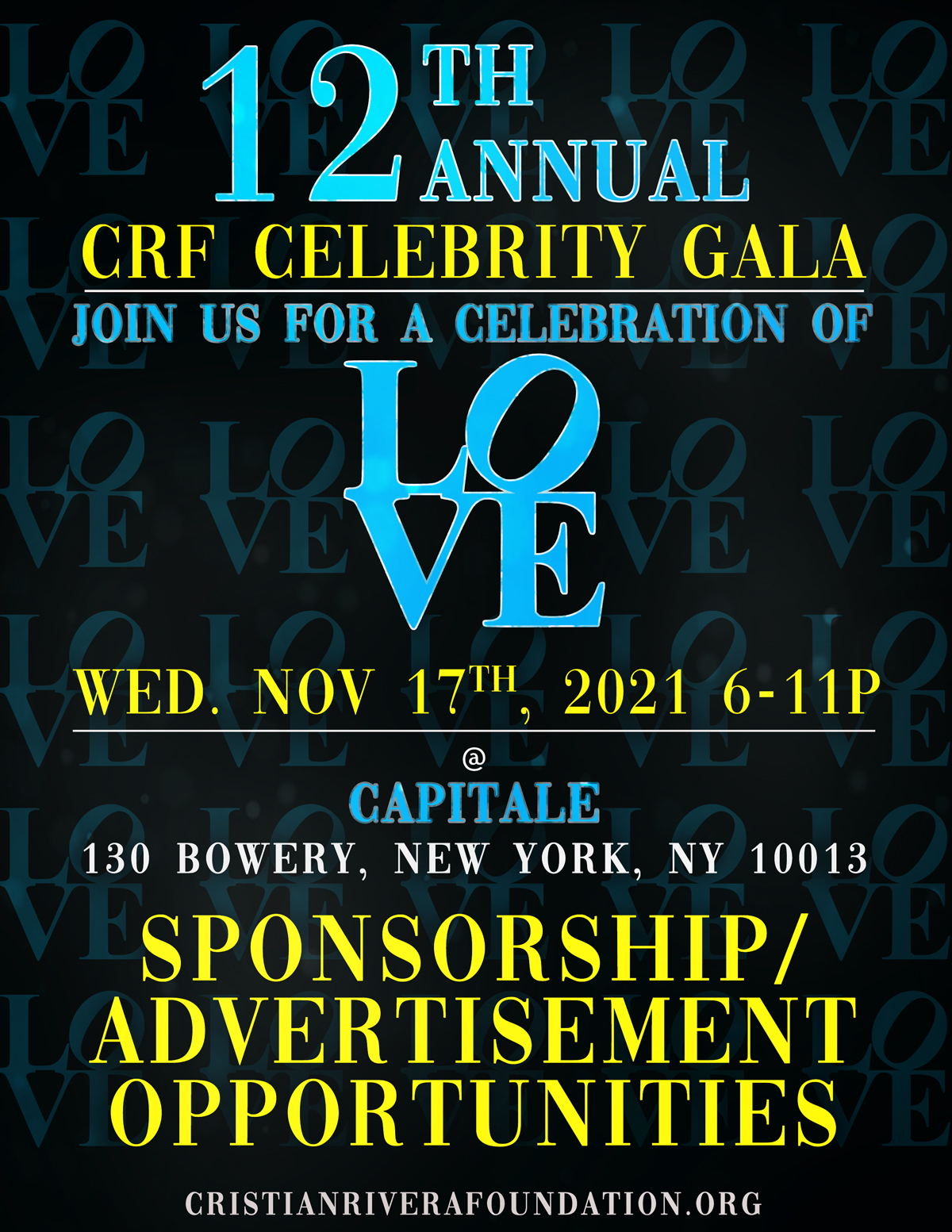 12th annual crf celebrity gala ads (Curtis Sliwa) – Cristian Rivera ...