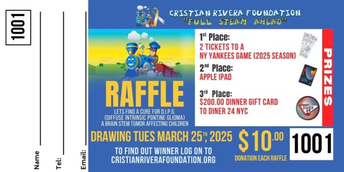 2025 Raffle Project – Cristian Rivera Foundation